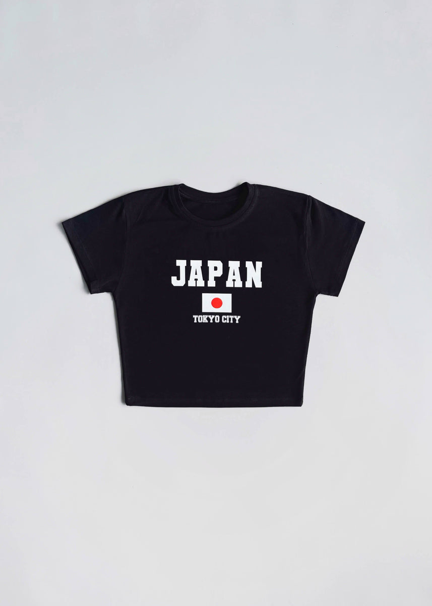 Crop Top - Japan negro – emsa